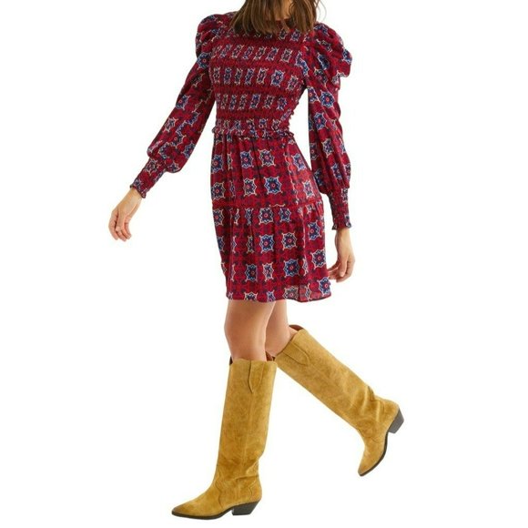 Allison Collection | Dresses | Allison Collection Smocked Puff Sleeve ...